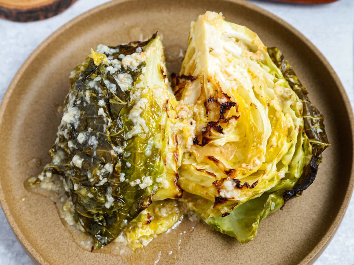 Foil Baked Cabbage With Salt Koji - rjema.com